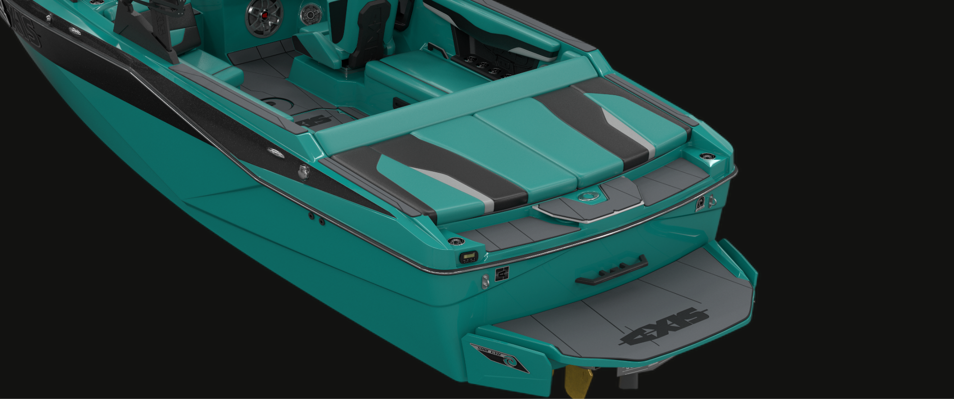 Malibu/Axis Stainless Rear Mount Pop-Up Ski Pylon | Compatible With ...