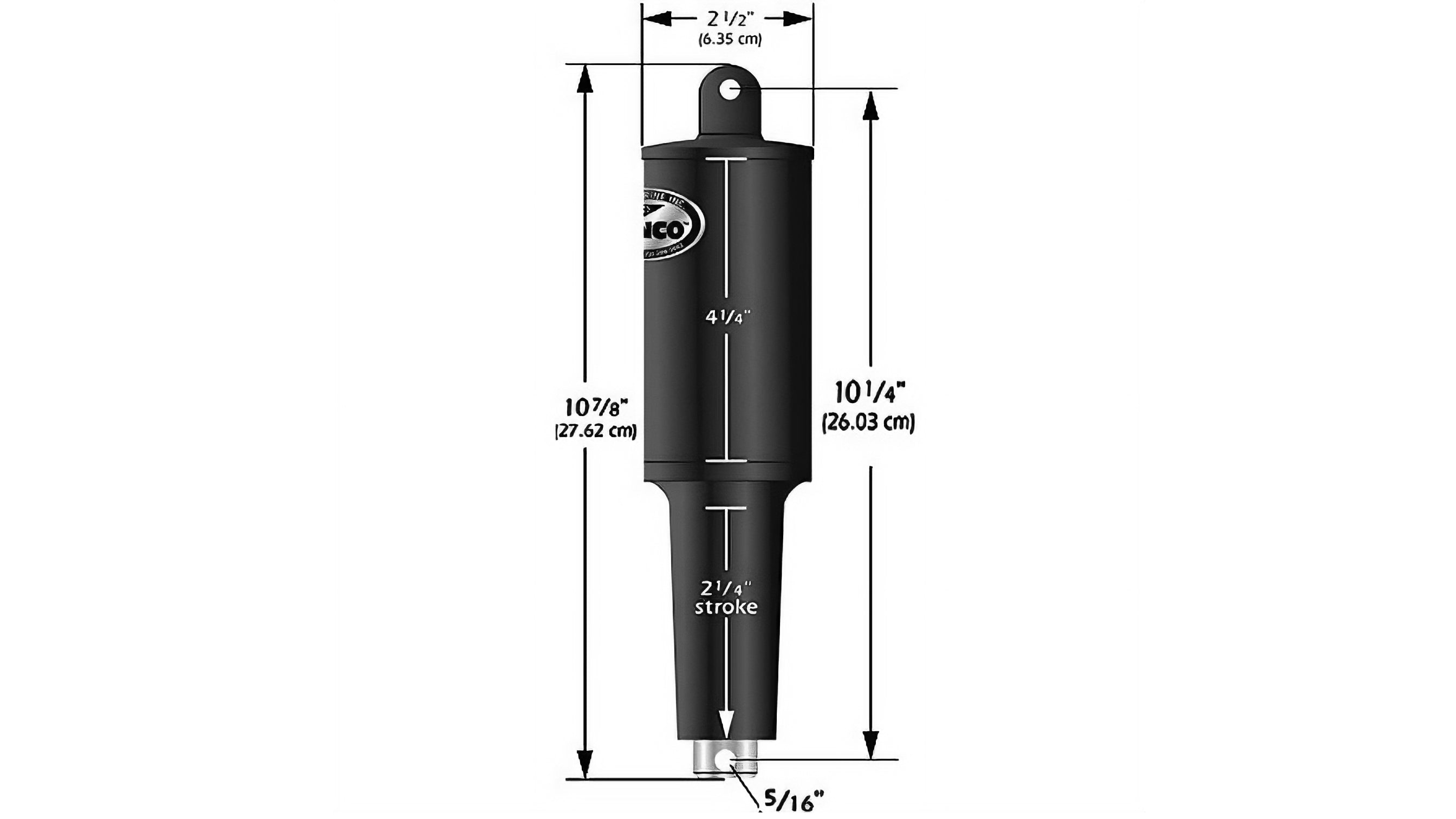 Lenco 101 XDS Series Actuator | Durable Trim Tab Actuator for ...