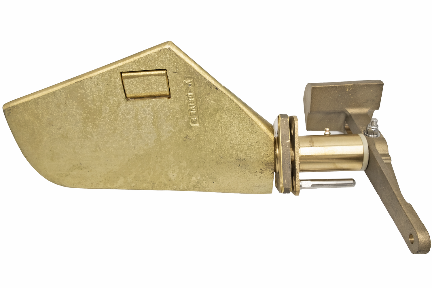 Rudder Assembly, W/Heavy Tiller Arm & Stopper