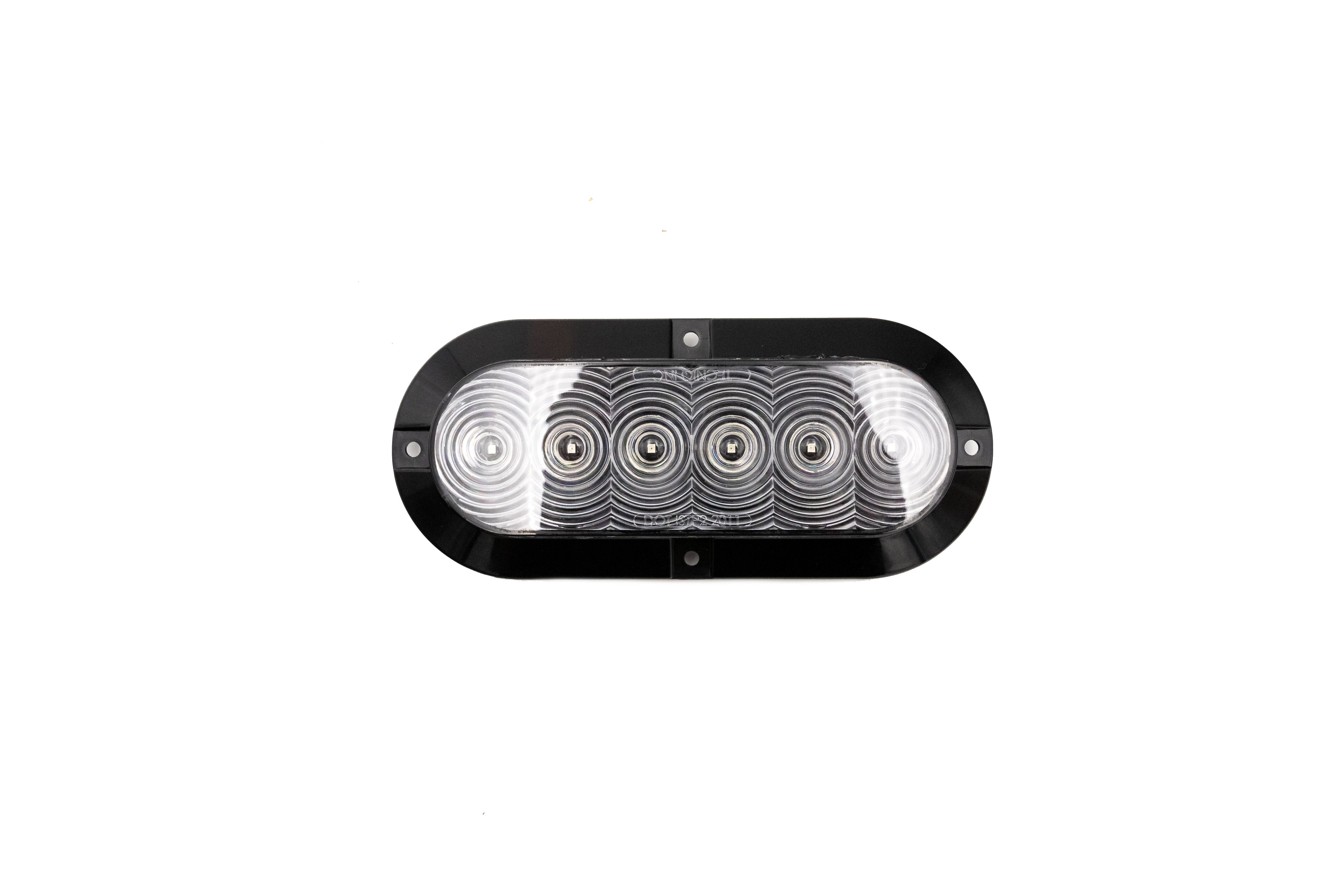 Light, Oval, Brake, Red Lens, Red LED